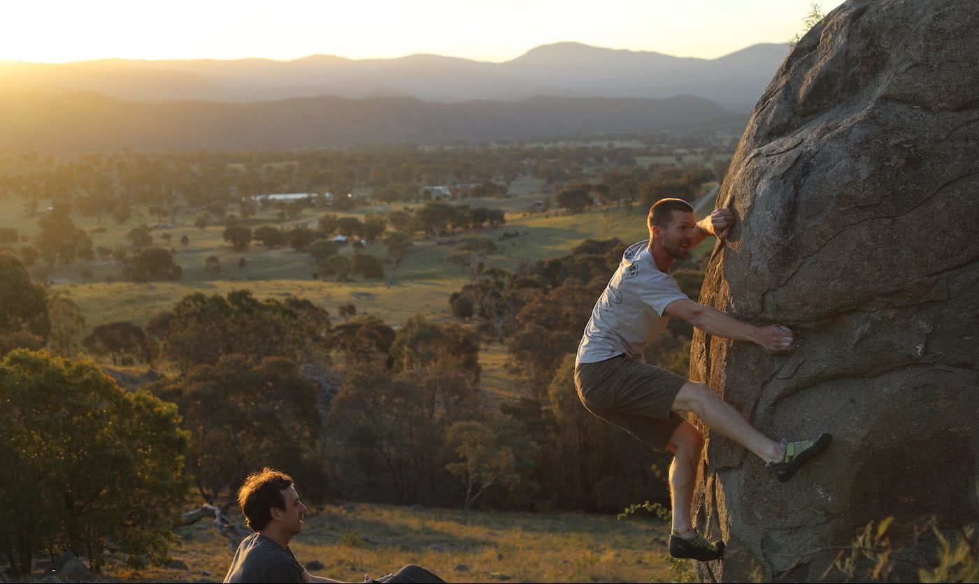Outdoor Bouldering ‘Over The Fence’ In Canberra - We Are Explorers