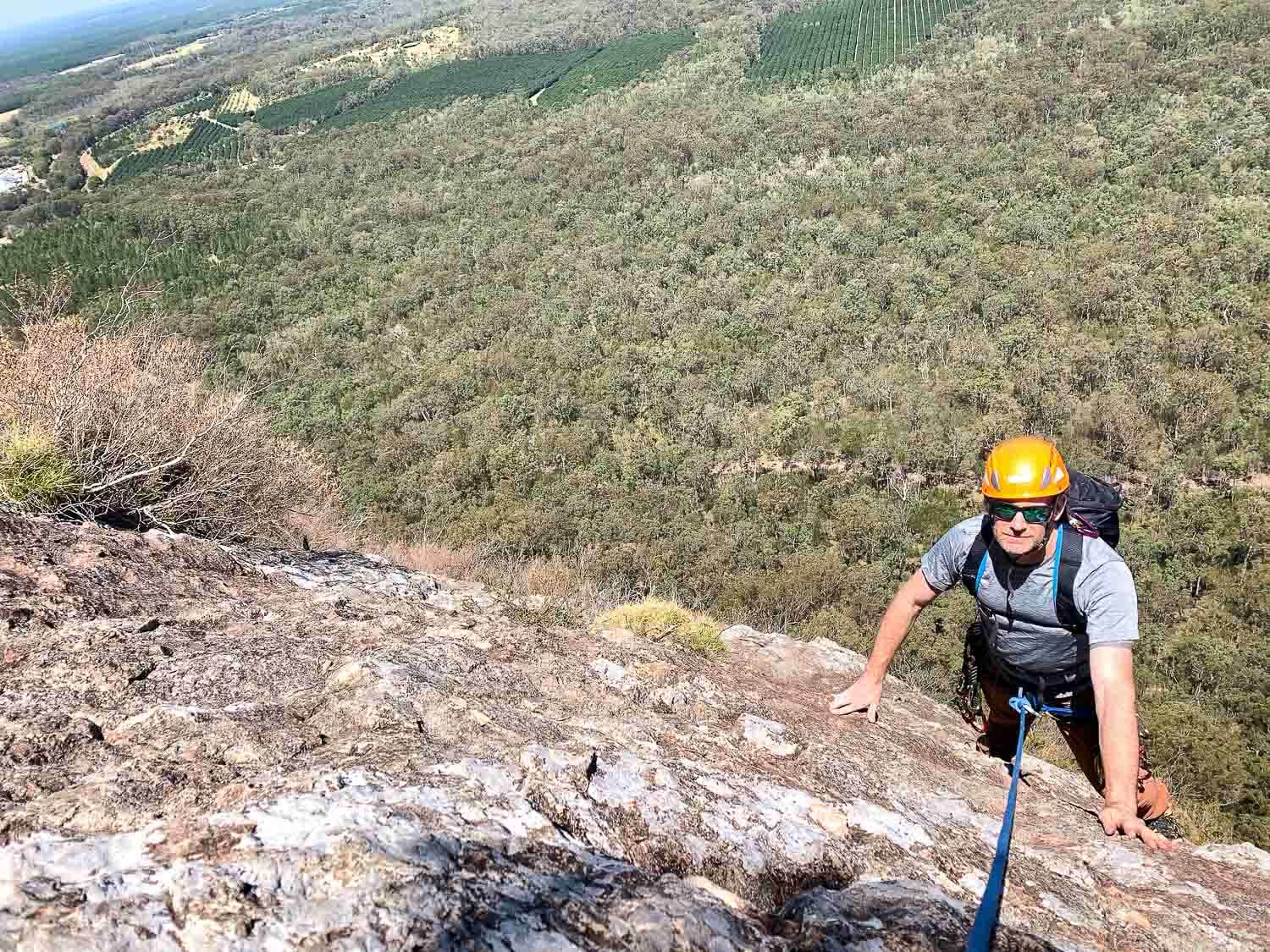 Climb Traxion Action - Mount Tibrogargan's Newest Multi-Pitch - We Are ...