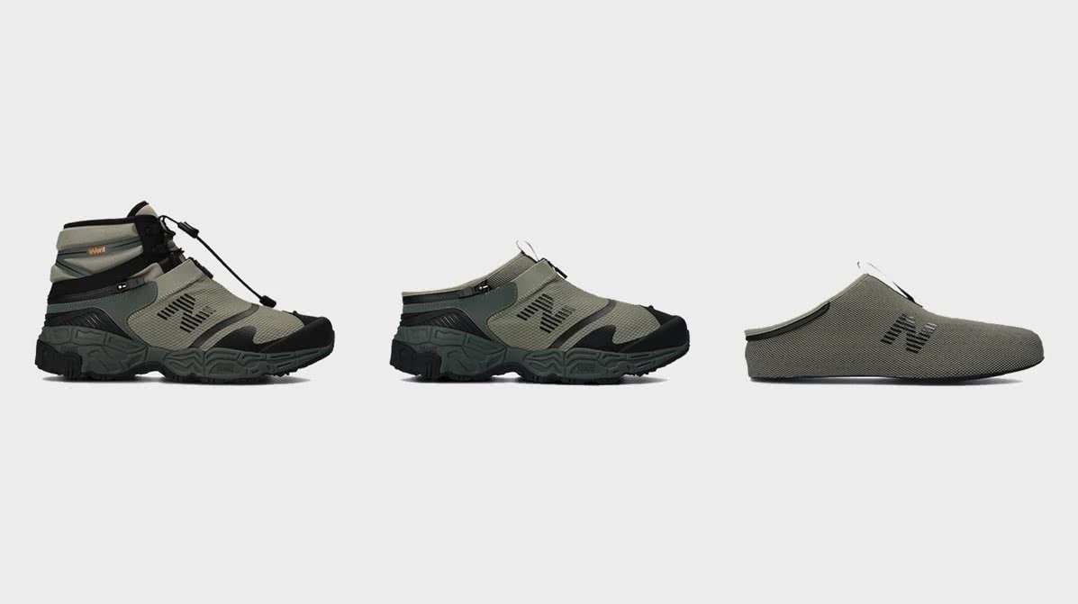 First Look: Snow Peak & New Balance Team Up for 3-in-1 Zip-Off Shoe ...