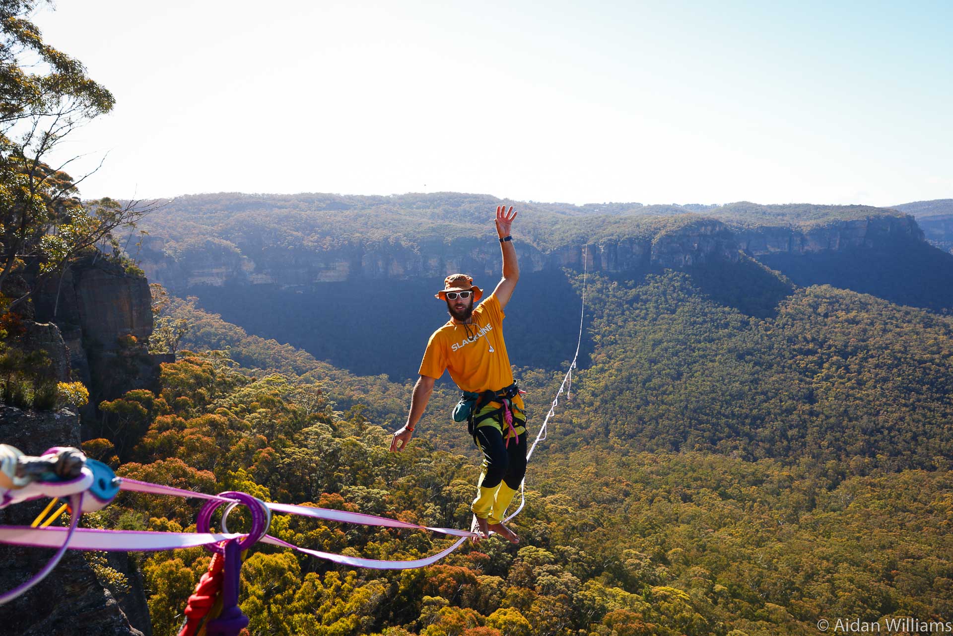 These Slackliners Used Drones To Rig and Walk a Record 1290m Highline ...