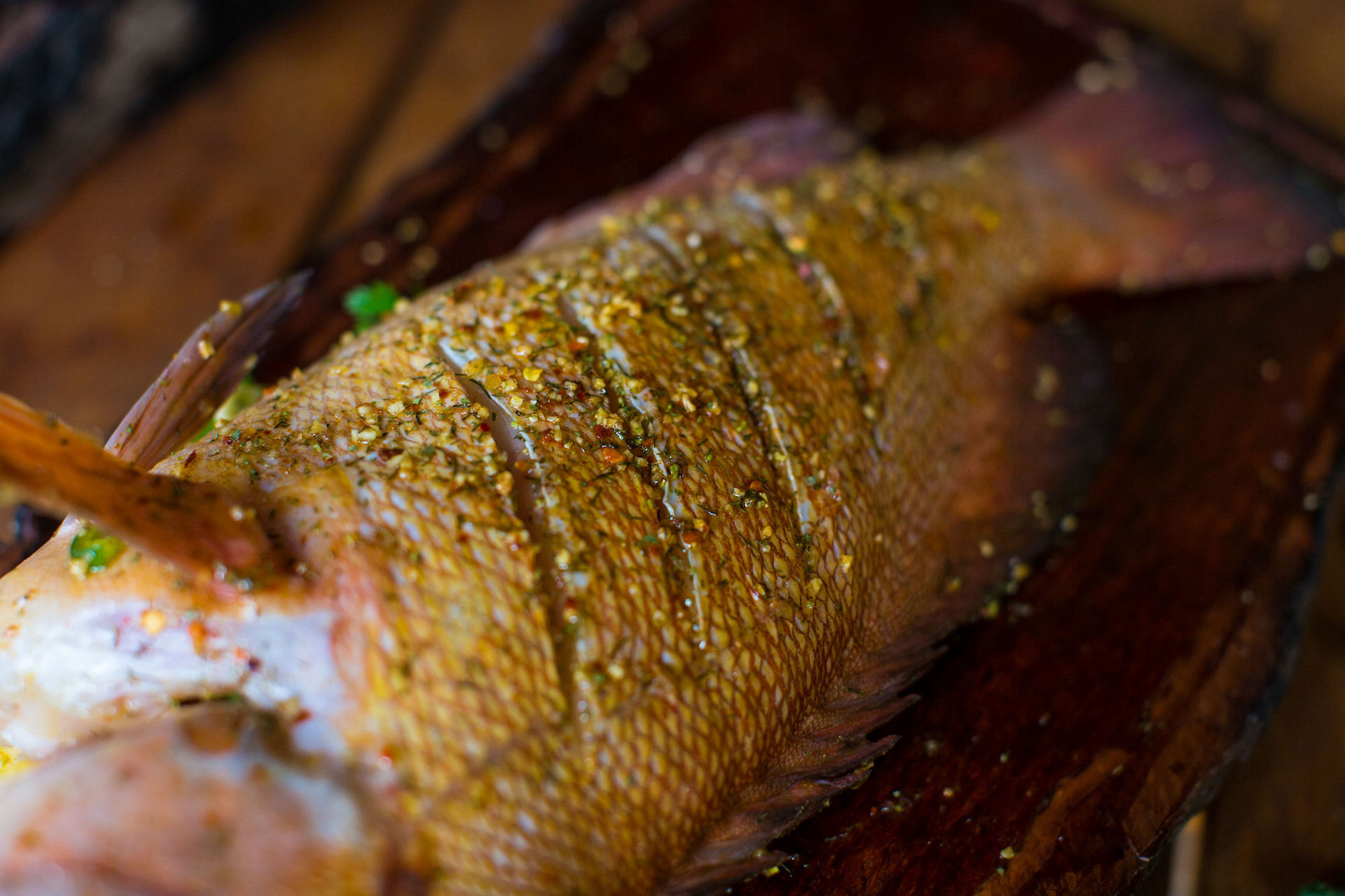 Whole Fish With Cherry Tomatoes, Broccolini, and Tartar Sauce - We Are ...